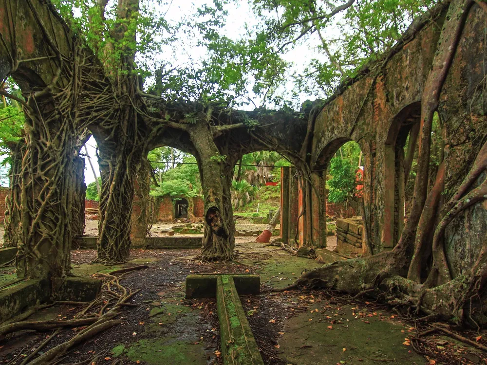 isolated island in india
