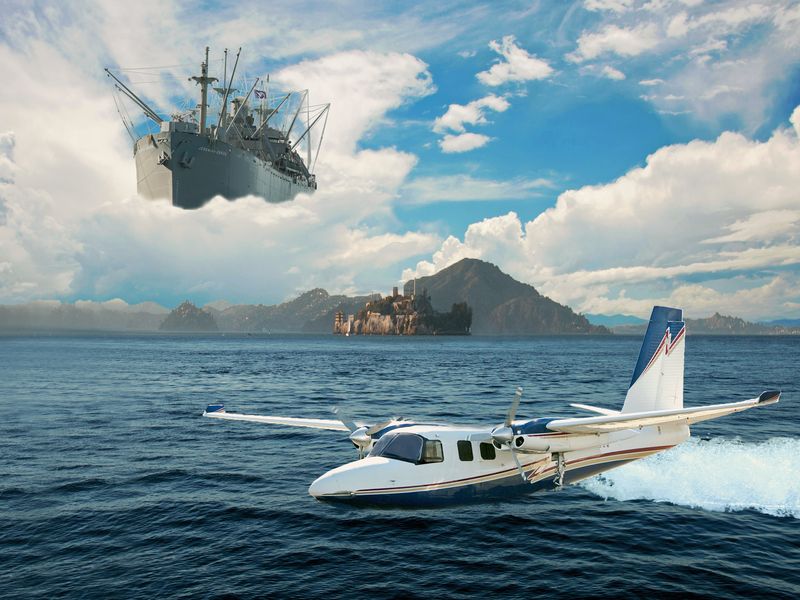 An air ship and a water plane | Smithsonian Photo Contest | Smithsonian ...