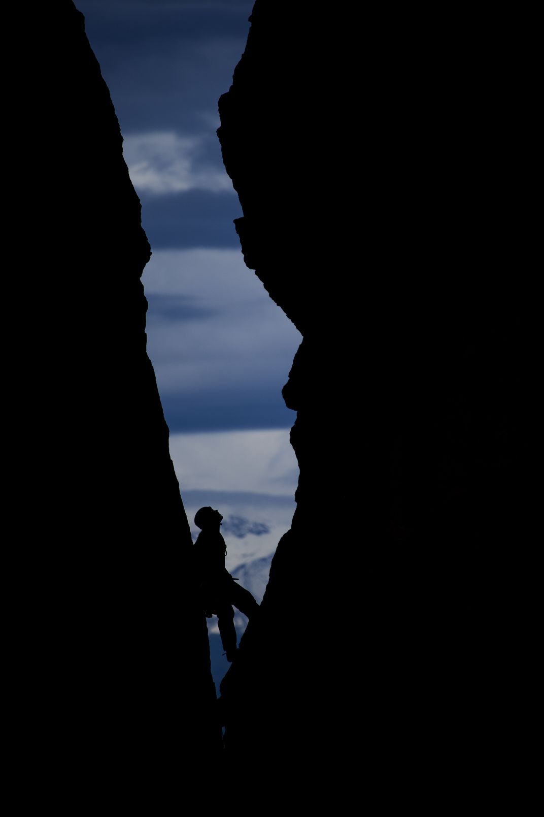 Taken as a climber prepares to climb monkey face in Smith Rock State ...