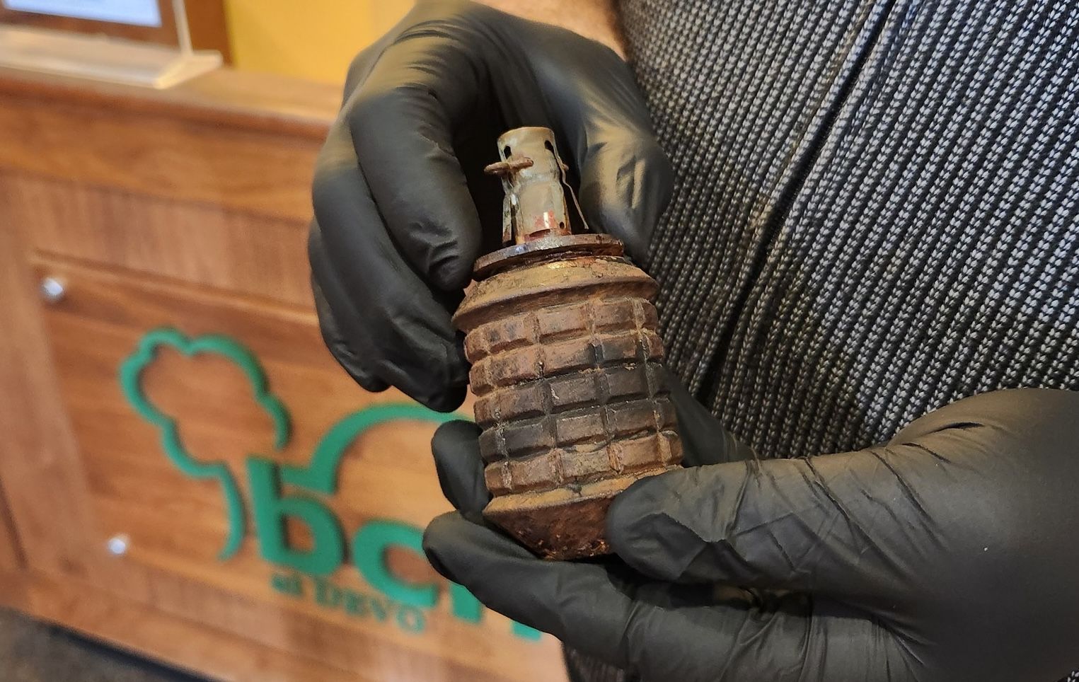 real hand grenade