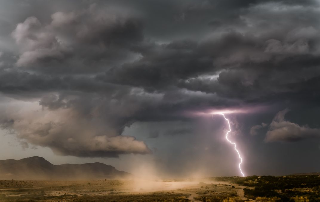 Lightning and Blowing Dust | Smithsonian Photo Contest | Smithsonian ...