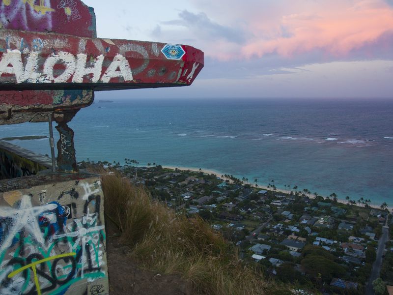 Decommissioned military bunker in Kailua, Hawaii. | Smithsonian Photo ...