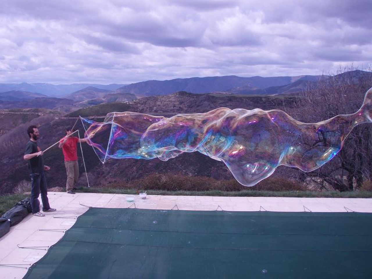World Largest Soap Bubble