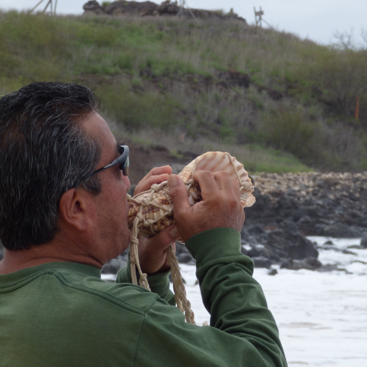 Eating Conch