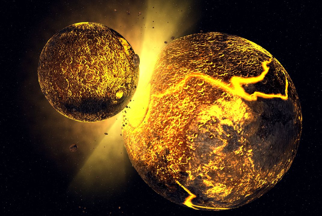 Planet Crashing Into Earth