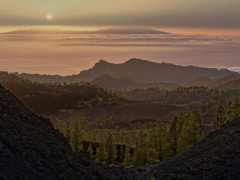 Calima sunset over Tenerife volcanic area | Smithsonian Photo Contest ...