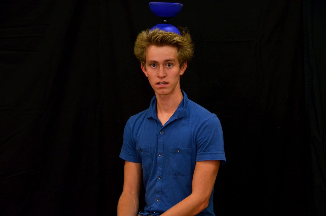 The boy with the blue diabolo. Bound to be a classic masterpiece ...