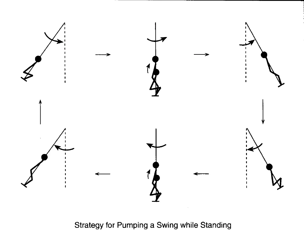 why does a swing stop swinging