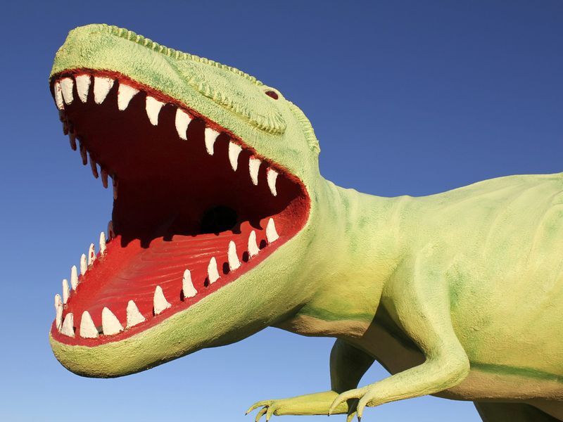 The Better to Eat You With, Route 66 Dinosaur, Arizona | Smithsonian ...