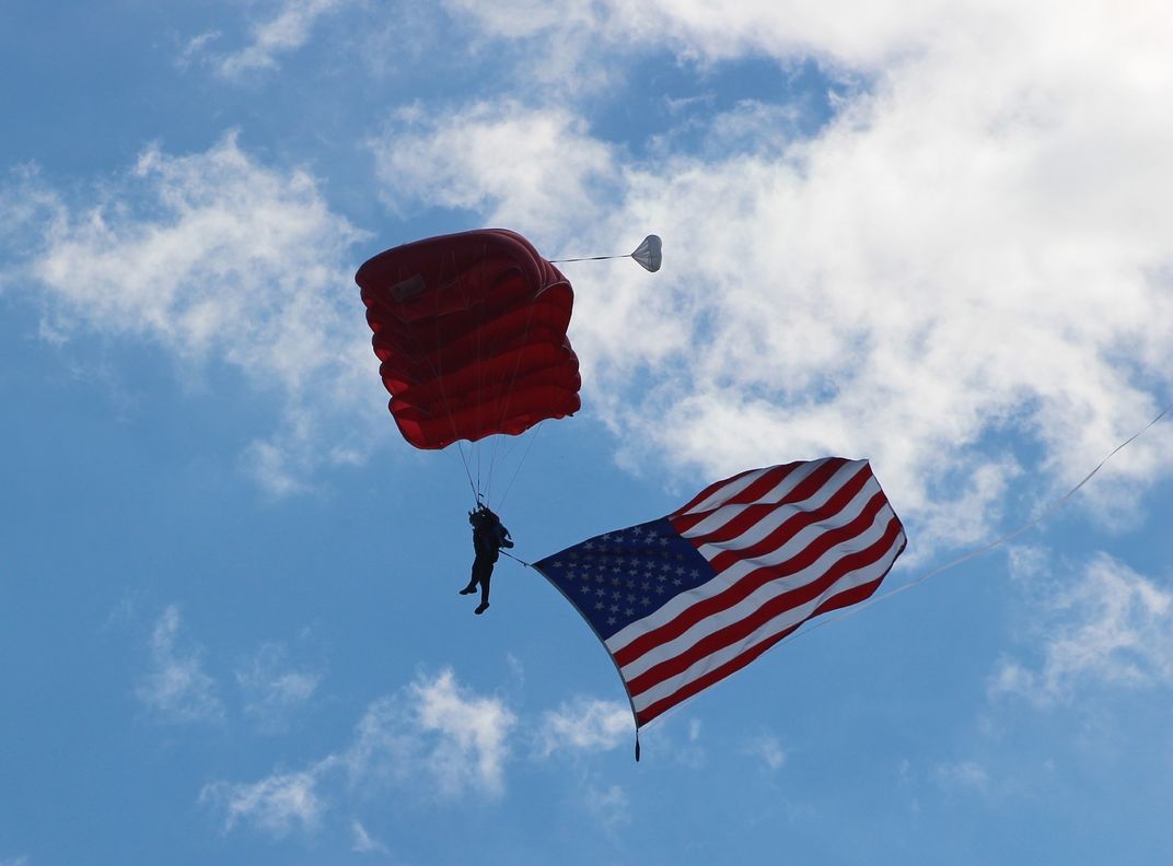 Skydiver at Air Show | Smithsonian Photo Contest | Smithsonian Magazine