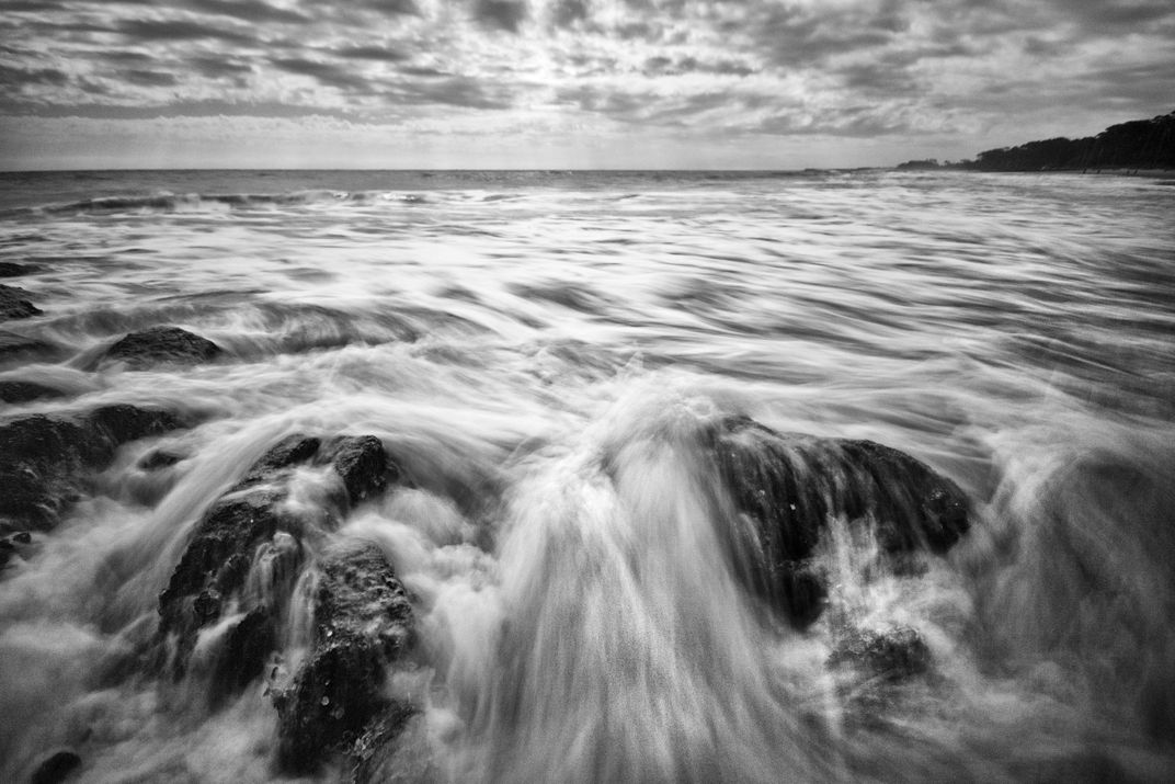 A long exposure on the coast of the Atlantic Ocean. | Smithsonian Photo ...