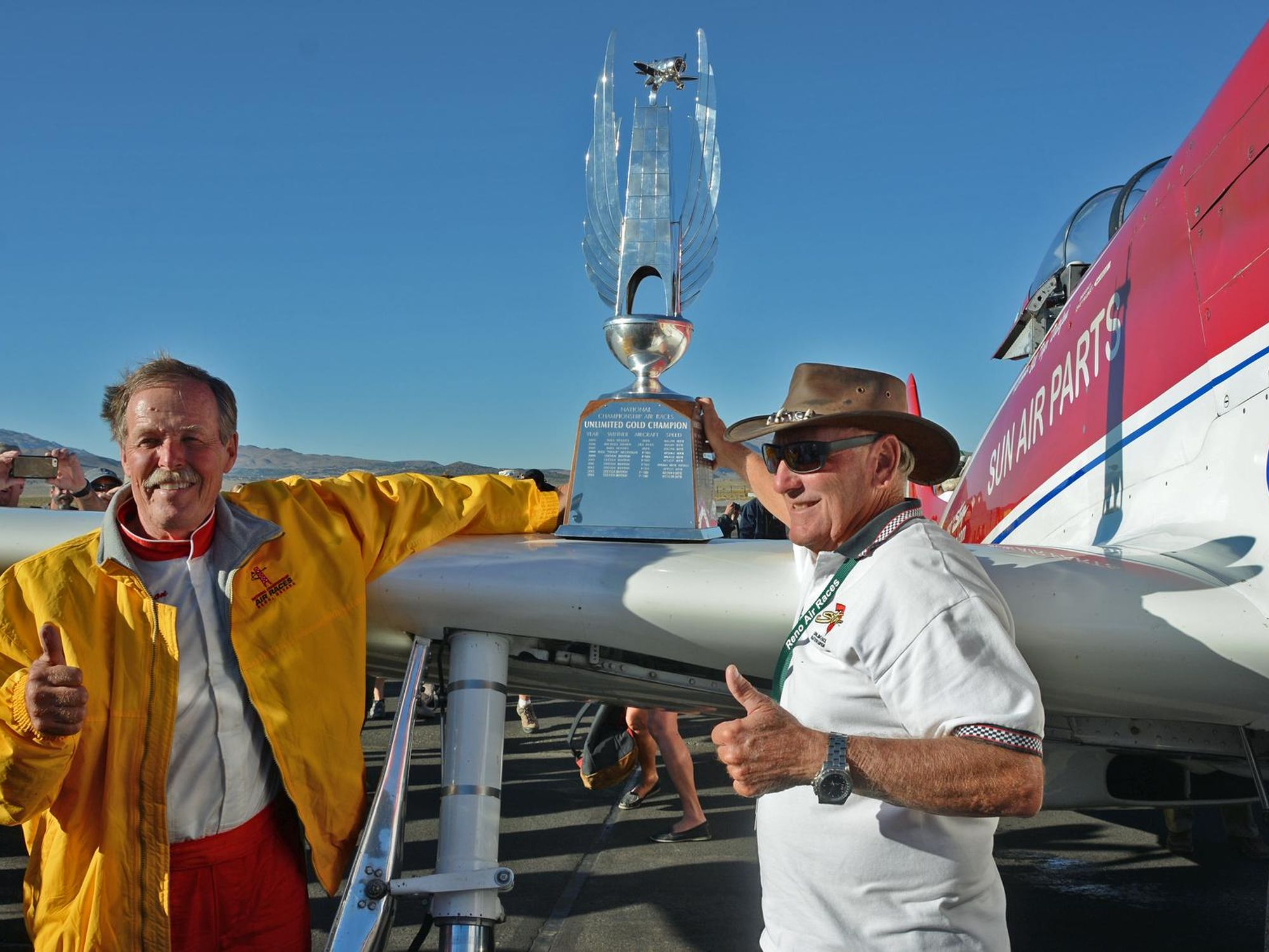 Astronaut Hoot Gibson Wins Gold at Reno