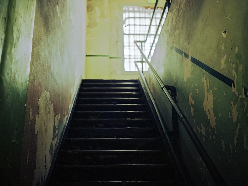 Alcatraz - the stairway to the mess hall | Smithsonian Photo Contest ...