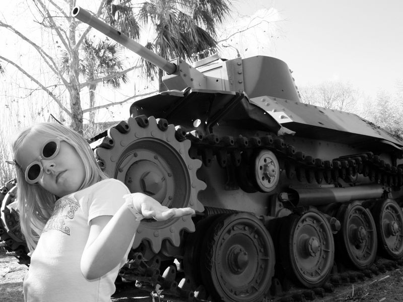 Girl with tank at World War II museum | Smithsonian Photo Contest ...