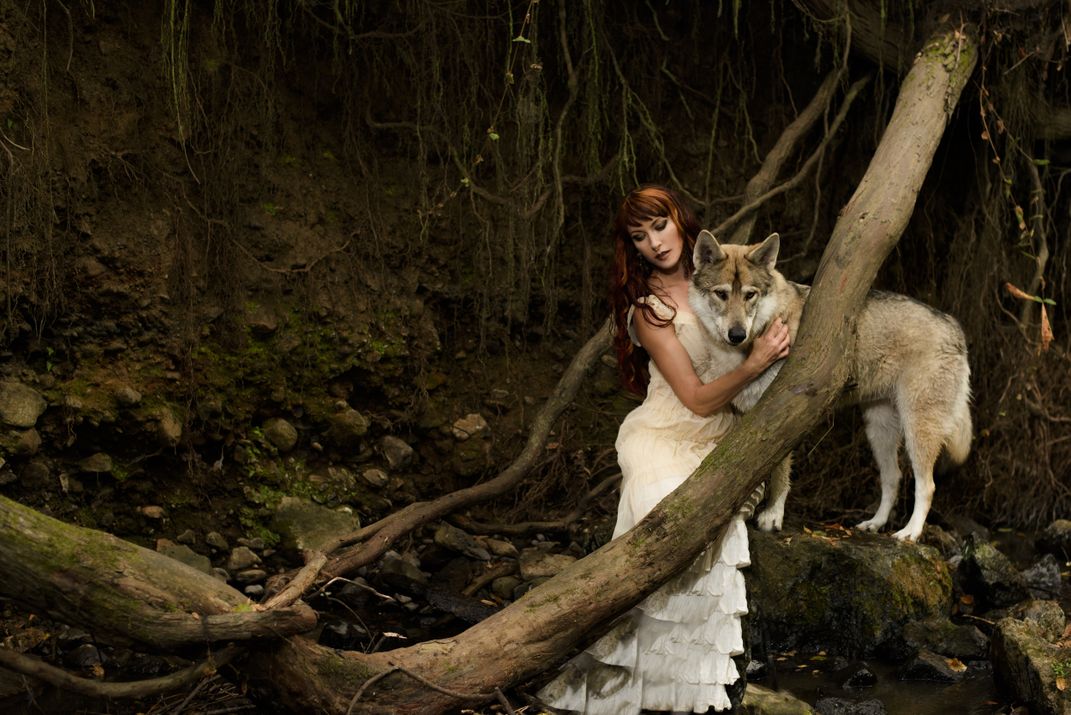 Woman and Wolf | Smithsonian Photo Contest | Smithsonian Magazine