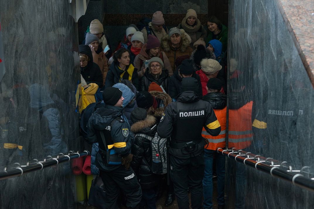 Ukrainian Refugees in the Underground | Smithsonian Photo Contest ...