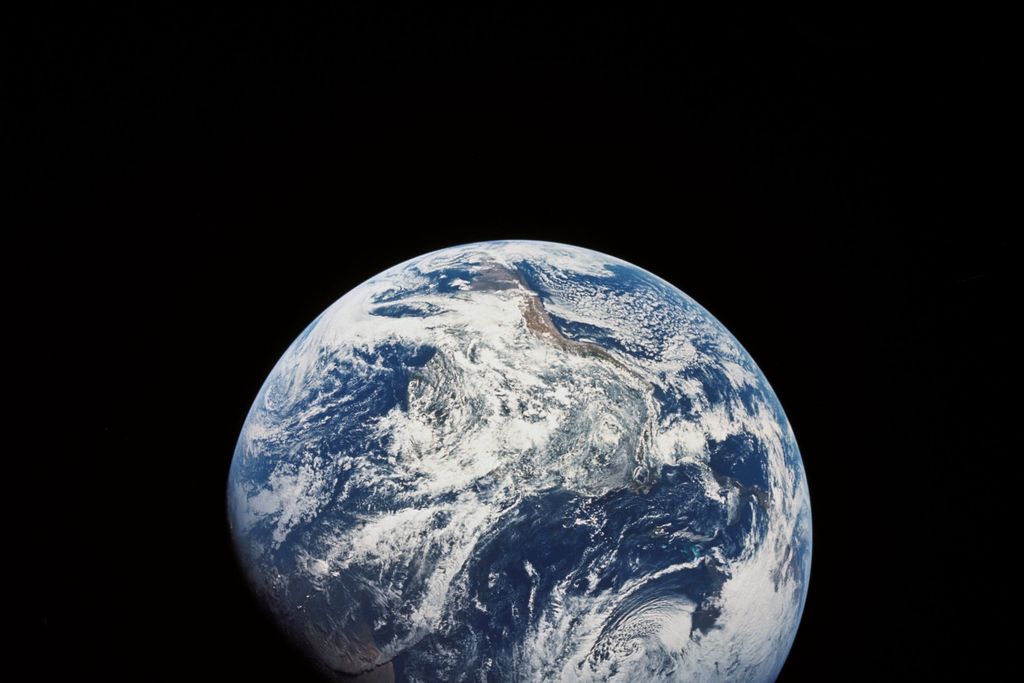 Our First Look Back at Earth