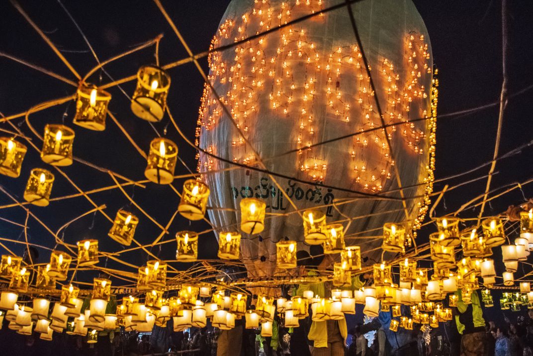 Myanmar Traditional Fire Balloon | Smithsonian Photo Contest ...