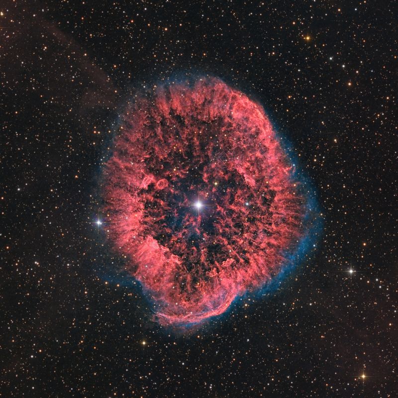 Red Circular Nebula