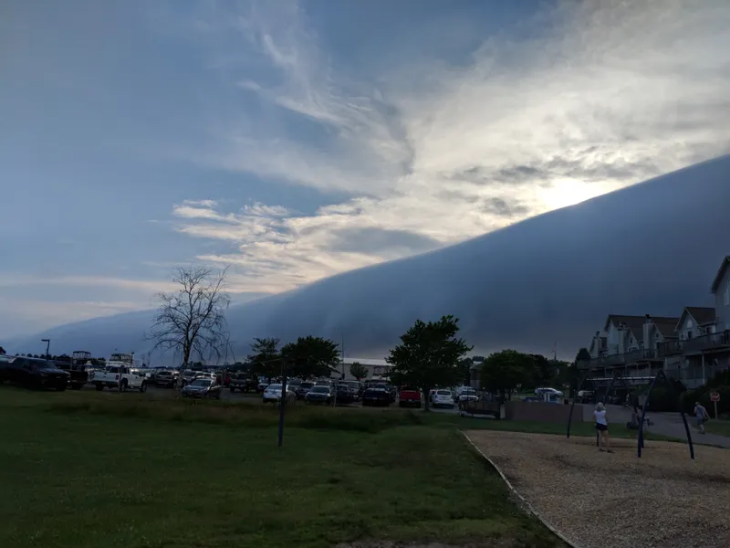 Barrel cloud in Frankfort, MI on the Fourth of July. | Smithsonian ...