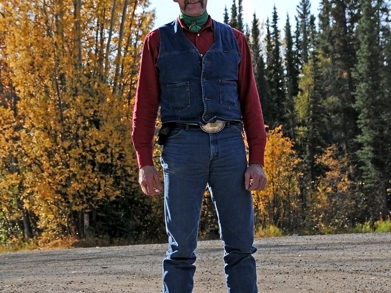 THE COWBOY : A young man dressed like a typical traditional cowboy ...