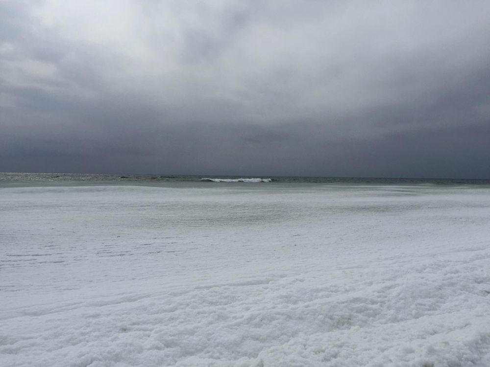 How "Slurpee" Waves Formed Along a Nantucket Beach