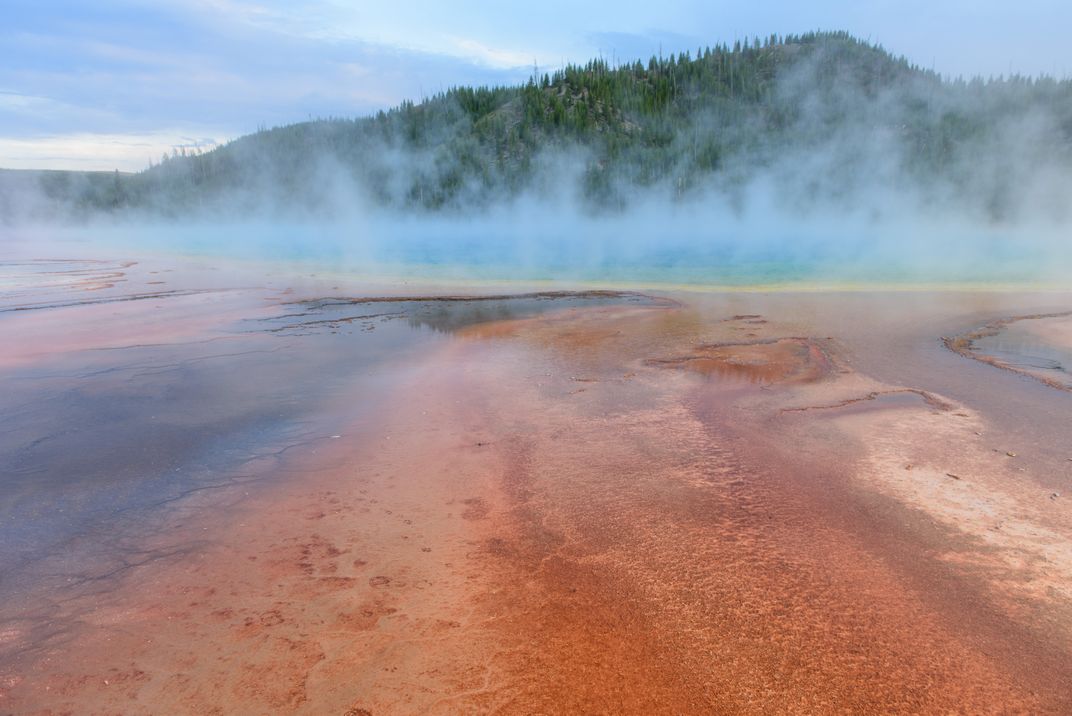 Colors at Grand Prismatic Spring Yellowstone | Smithsonian Photo ...