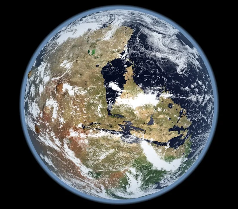 what does mars look like from space