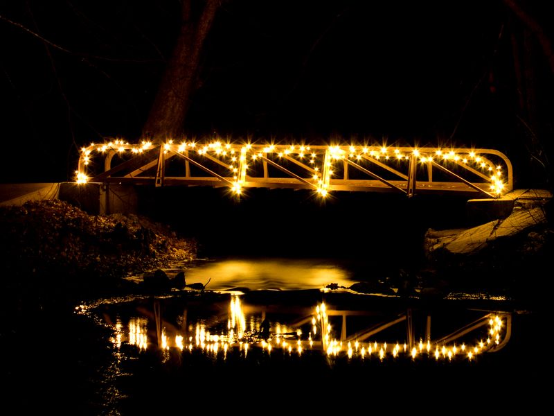 a lighted bridge | Smithsonian Photo Contest | Smithsonian Magazine