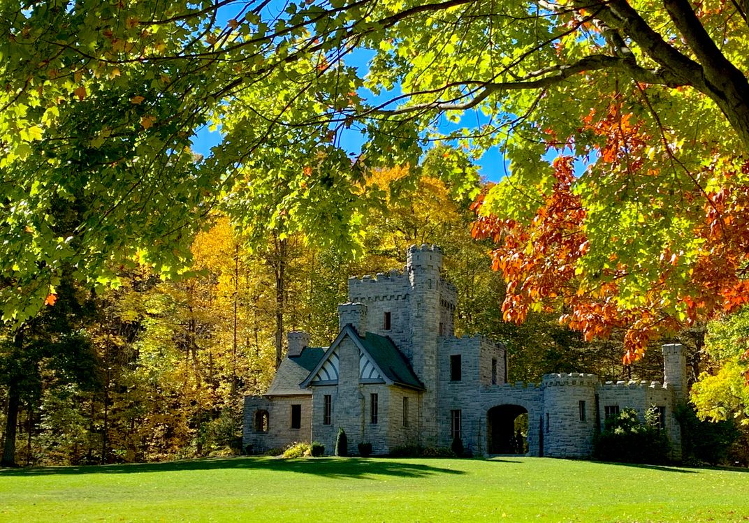 Castle surrounded by Fall colors | Smithsonian Photo Contest ...
