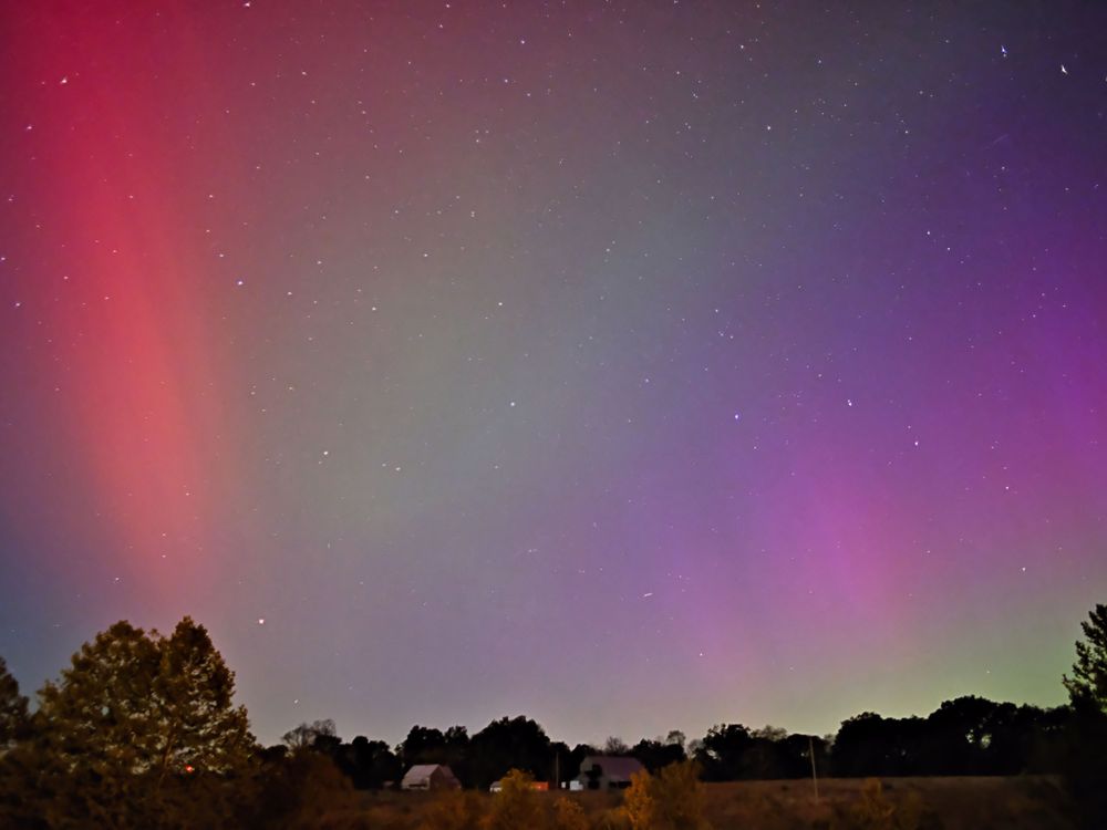 Northern Lights reaching southeastern Illinois. | Smithsonian Photo ...