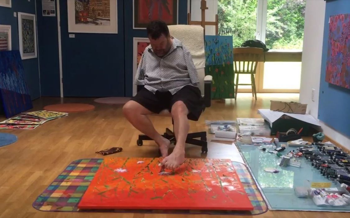 Inside the Brains of Artists Who Paint With Their Feet | Smithsonian
