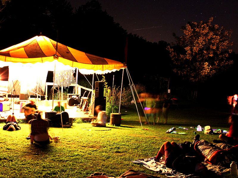 A nighttime concert and camping. | Smithsonian Photo Contest ...