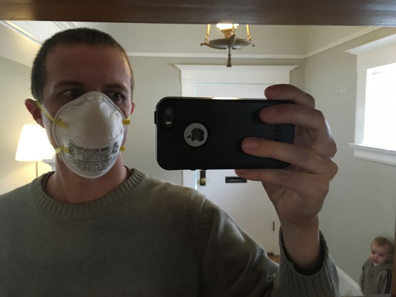 Wearing a mask due to the wildfires in California | Smithsonian Photo ...