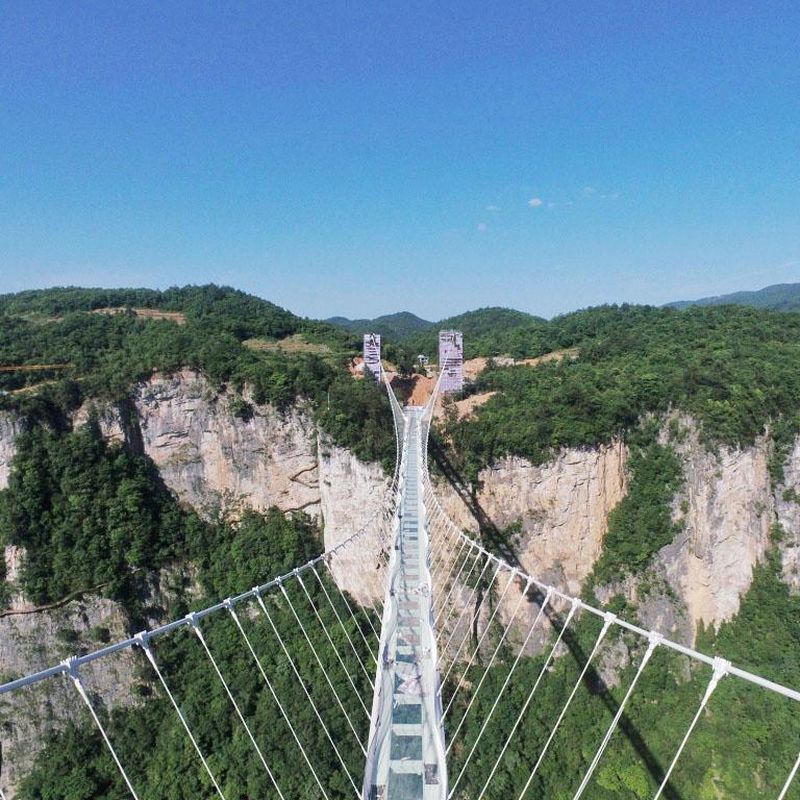 The Zhangjiajie Glass Bridge Is Now Open To The Public Zhangjiajie 4