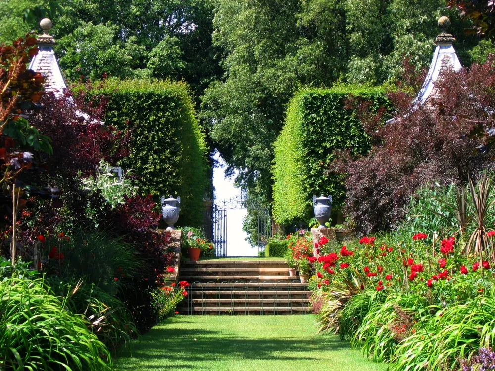 stately garden