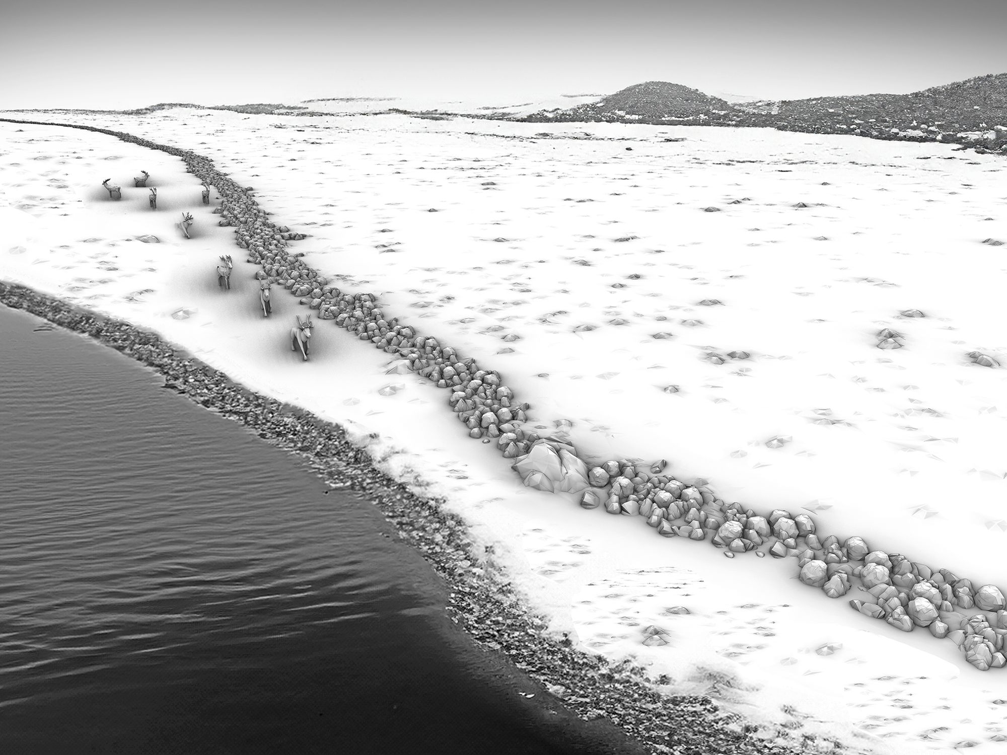 Stone Age Wall Discovered Beneath the Baltic Sea Helped Early Hunters ...