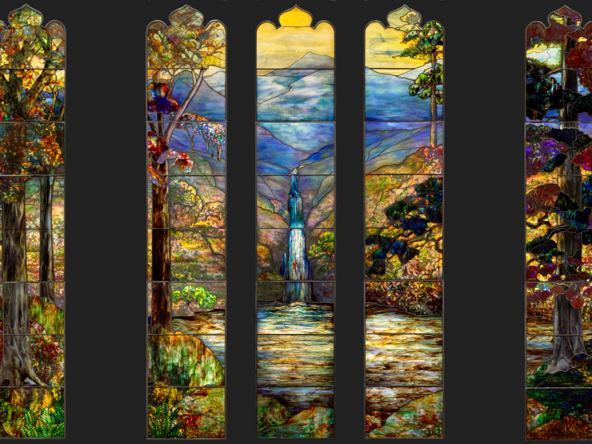 Stunning Tiffany Stained Glass Debuts After 100 Years of Obscurity