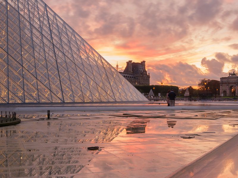 Sunset over Louvre Museum | Smithsonian Photo Contest | Smithsonian ...