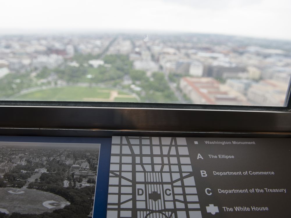 washington monument inside view