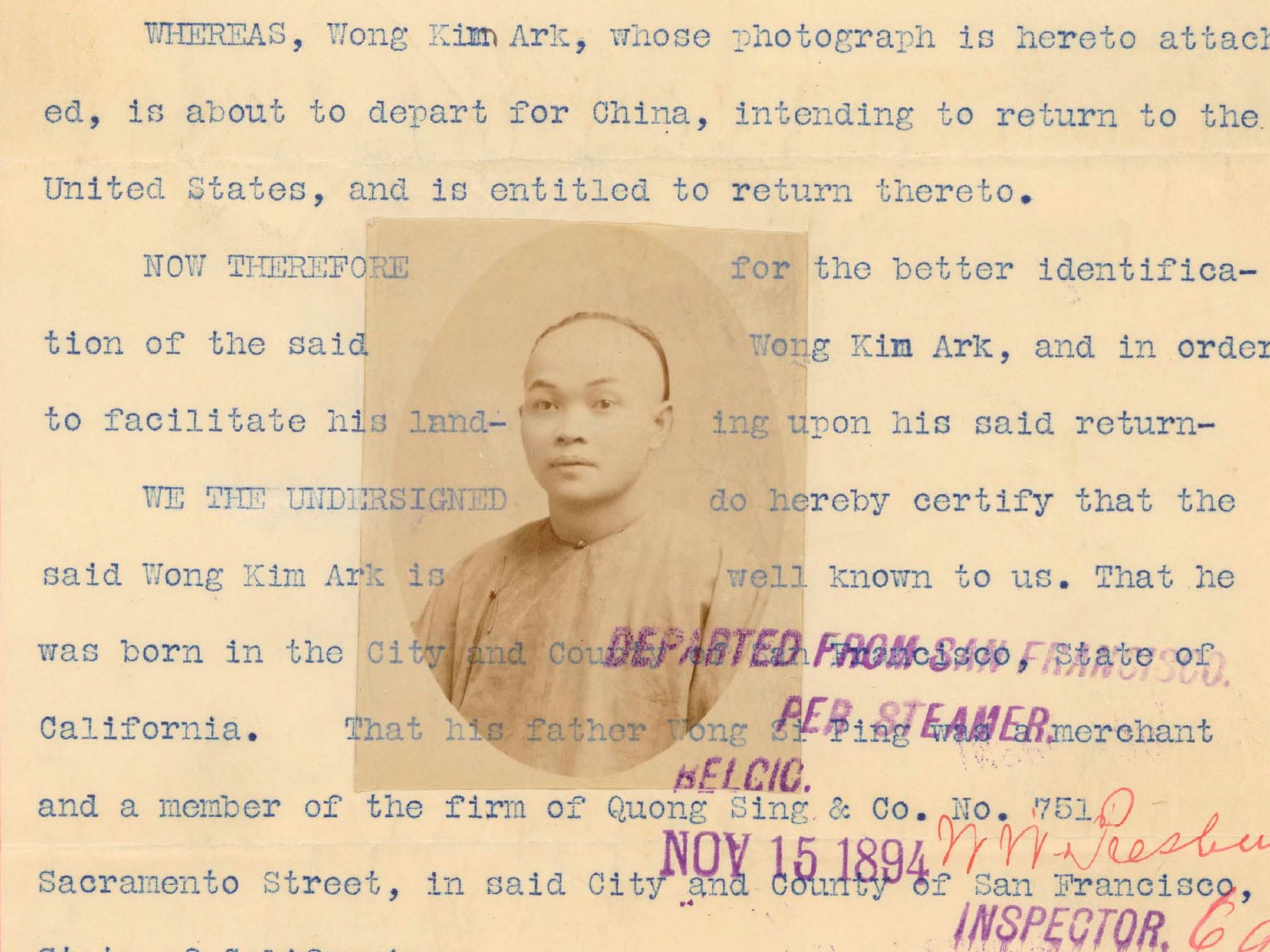 Who Was Wong Kim Ark, the Chinese Immigrant Who Took His Fight for ...