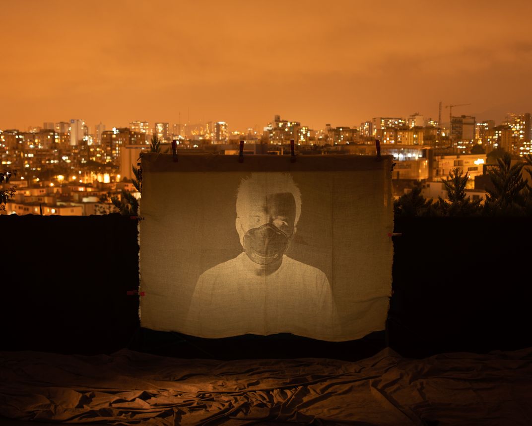 "Self portrait with mask" / "The (un)Real " series | Smithsonian Photo ...