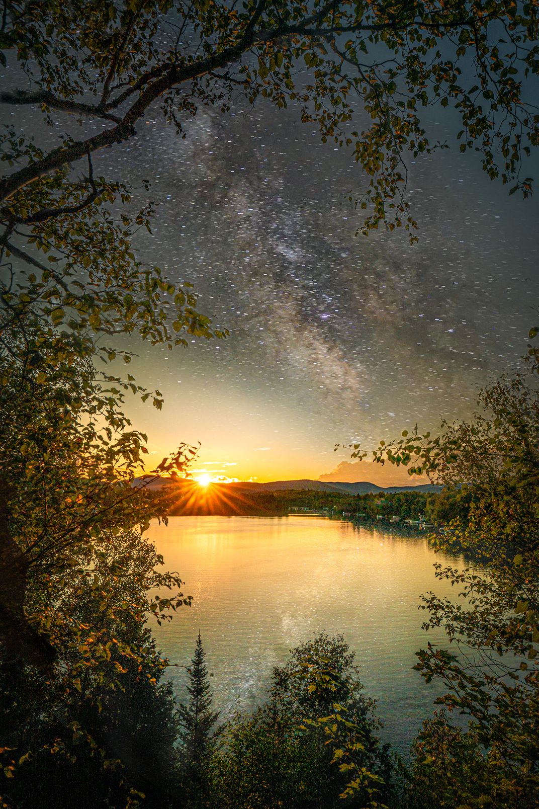 Milky way night sky over lake | Smithsonian Photo Contest | Smithsonian ...