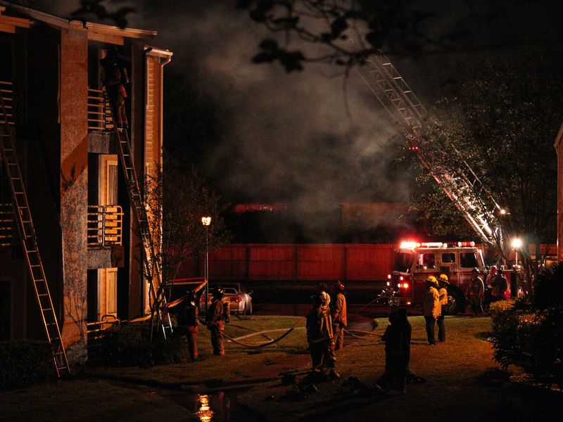 Firefighter Enters a Burning Building. | Smithsonian Photo Contest ...