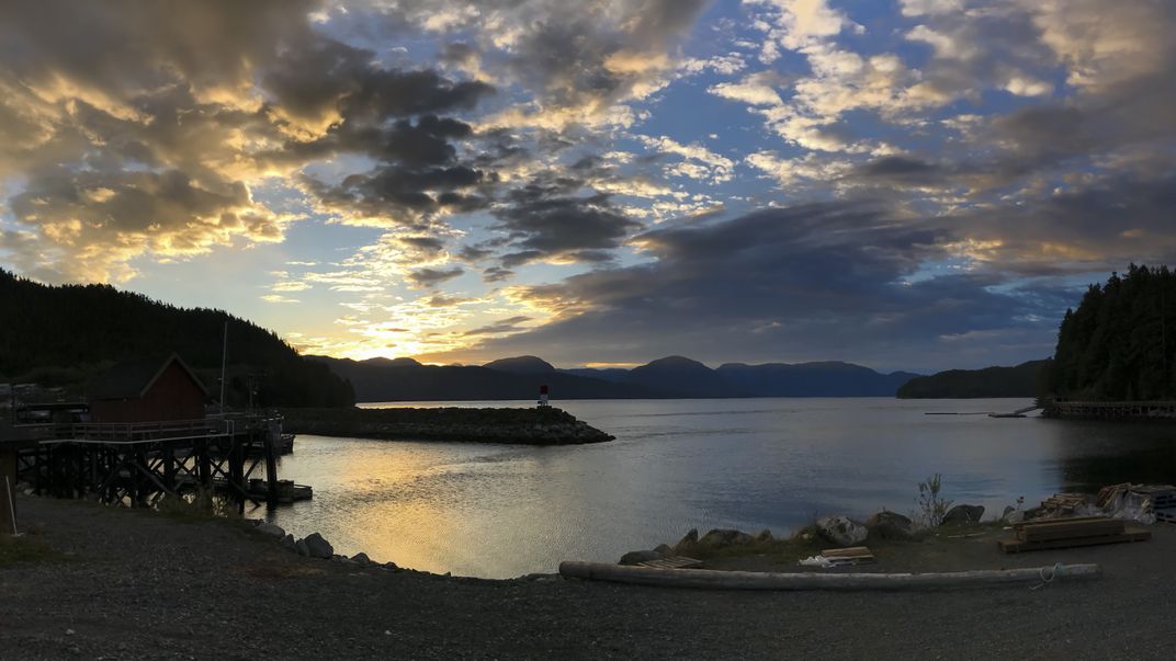 Sunrise over Hartley Bay in the Great Bear Rainforest | Smithsonian ...