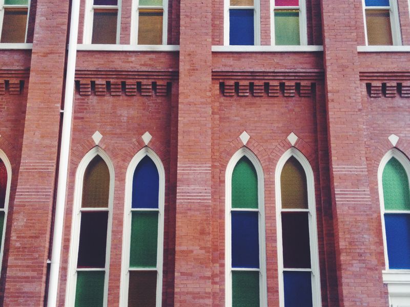 Stained glass windows at Ryman Auditorium | Smithsonian Photo Contest ...