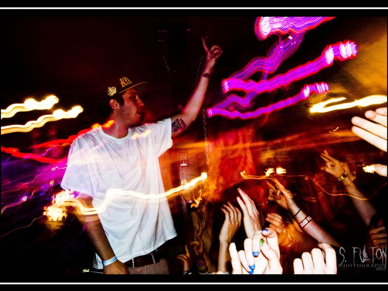 Vocalist Michael Barr of Volumes being hailed by adoring fans at ...