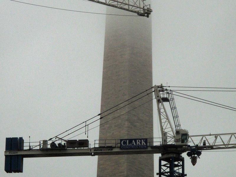 Construction around the Washington Monument | Smithsonian Photo Contest ...