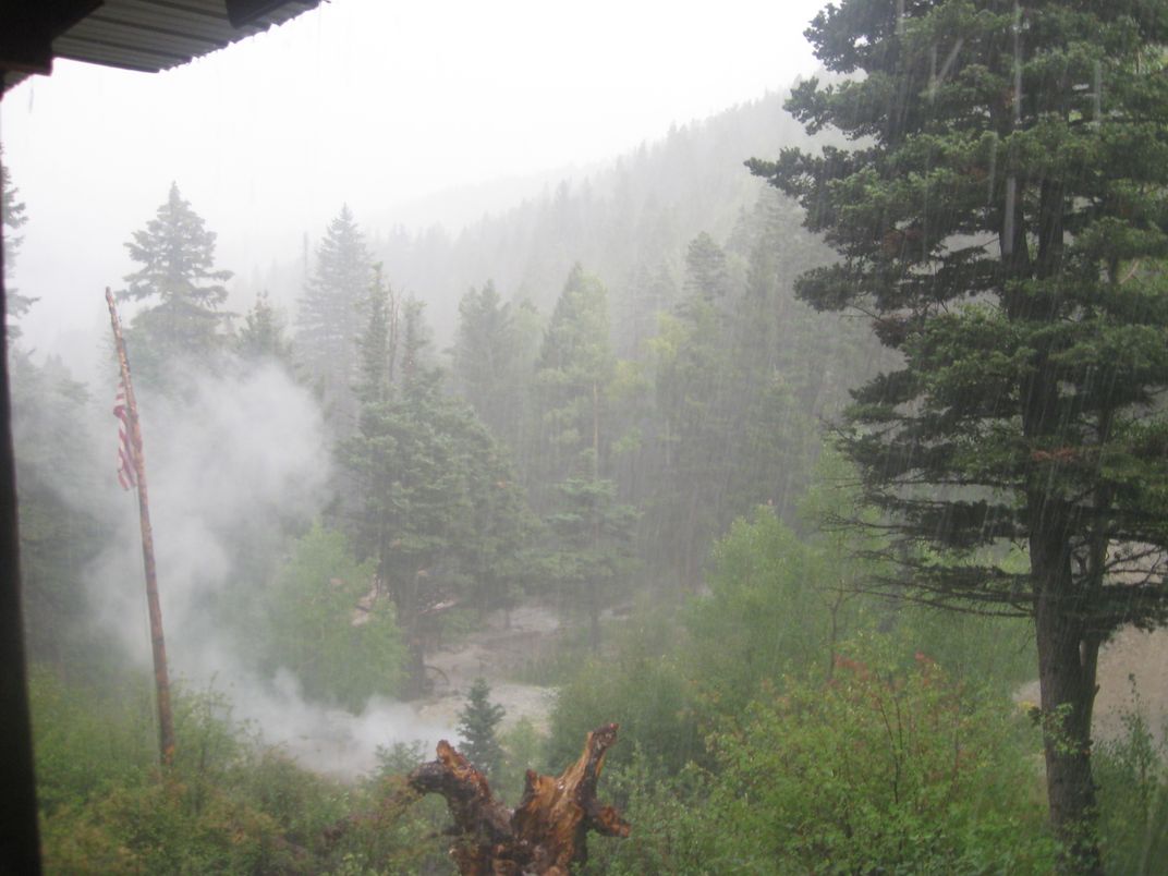 Hailstorm at French Henry Milling and Mining Camp. | Smithsonian Photo ...
