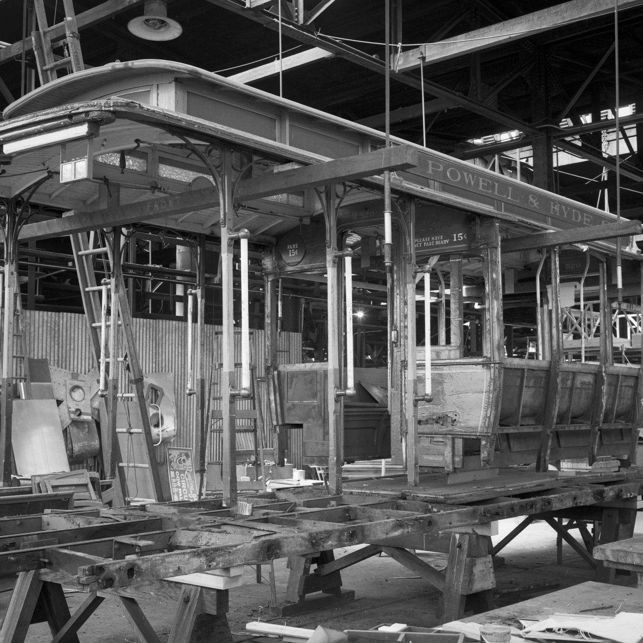 San Francisco Cable Car System San Francisco Cable Car Map, 1892